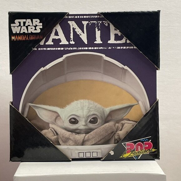 Disney | Wall Decor | Baby Yoda Wanted Wood Home Decor Table Wall Grogu ...